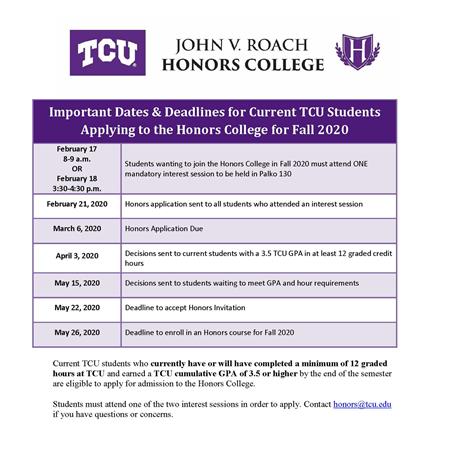 TCU Announce | Listings